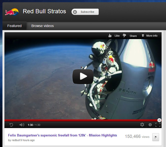 Red Bull Stratos - The First Global Social Media Event?